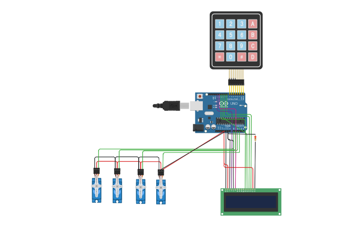 Circuit design Copy of final vending machine - Tinkercad