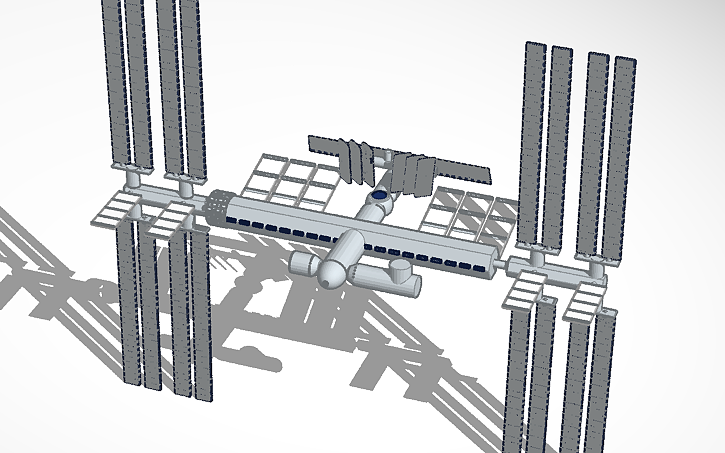 3D design International Space Station - Tinkercad