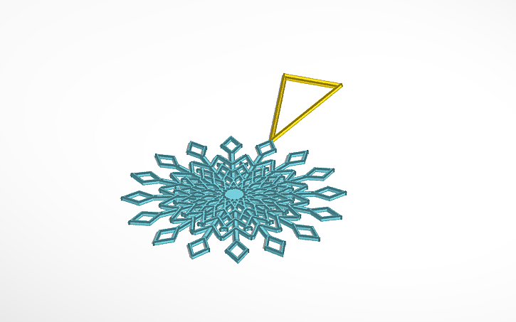 3D design New year - Tinkercad