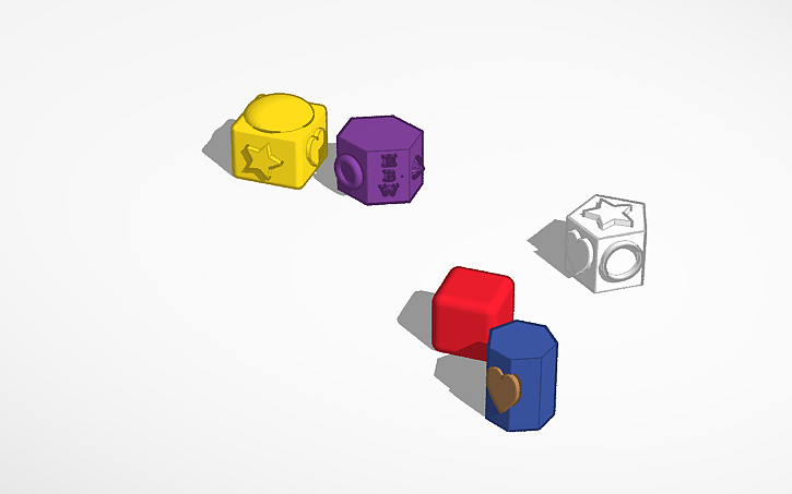 3D design Pencil Topper Samples - Tinkercad