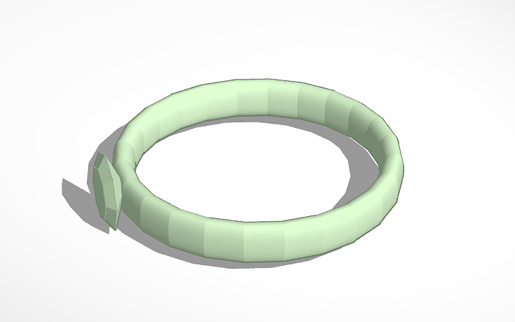 3D design CW-Ring(Glow in the Dark) - Tinkercad
