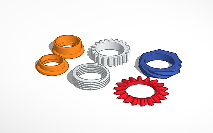 3D design Fidget Ring - Tinkercad