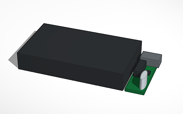 3D design Battery module 1 - Tinkercad
