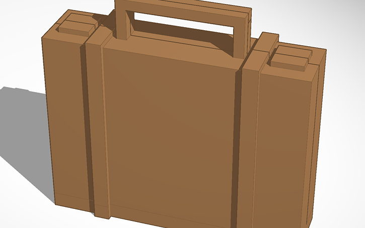 3D design Briefcase - Tinkercad