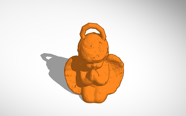 3D design Ange porte clé - Tinkercad