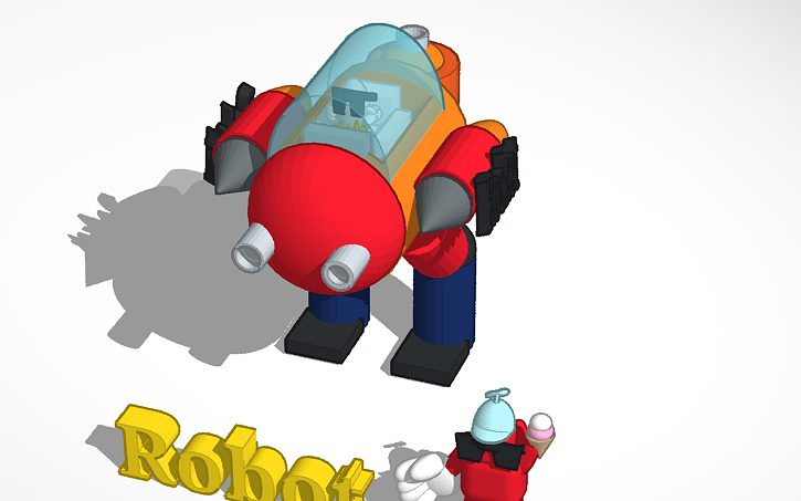 3D design Robot - Tinkercad