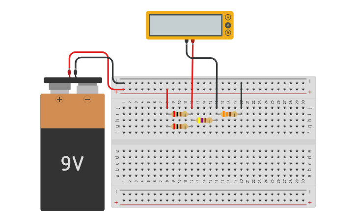 Circuit design circuit - Tinkercad