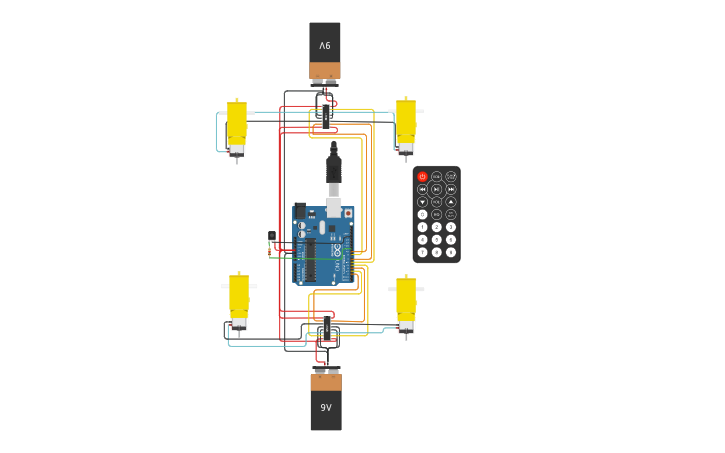 Circuit design Exquisite Robo | Tinkercad