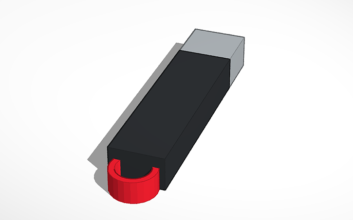 3D design 3d usb case/prop - Tinkercad