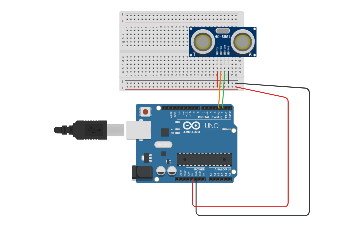 Circuit design sensor de sonido - Tinkercad