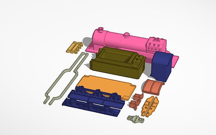 3D design lner b2 - Tinkercad
