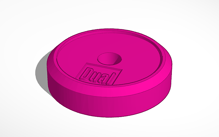 3D design Vinyl 45 Single Adapter (Dual) v2 | Tinkercad