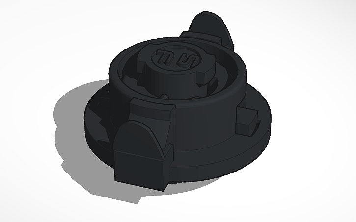 3d Design Disk Merged With Driver Template Tinkercad