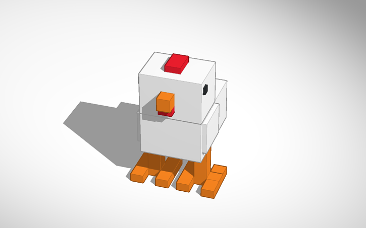 3D design chicken | Tinkercad