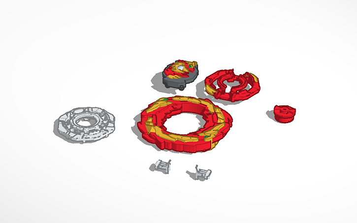 3D design master diabolos dual diabolos remake - Tinkercad