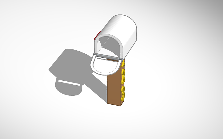 3D design Mail Box - Tinkercad