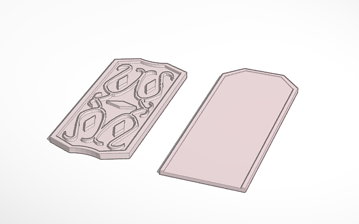 3D design Squall Belt Buckle | Tinkercad