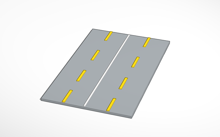 3D design Road - Tinkercad
