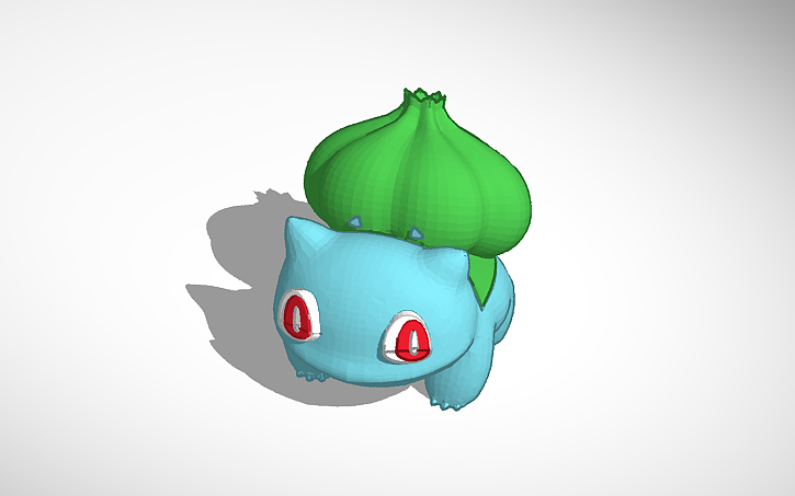 3D design My best bulbasaur - Tinkercad
