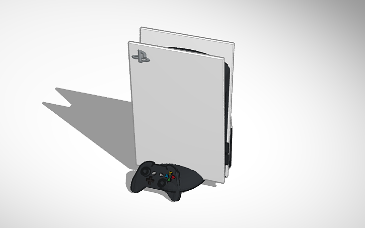3D design PS5 - Tinkercad