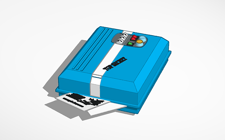 3D design Tf2 intelligence briefcase - Tinkercad