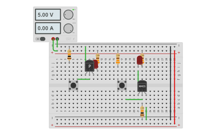 Circuit Design Transistors Tinkercad