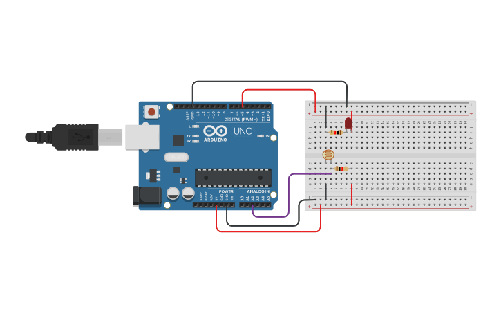 Circuit Design Señales Analógicas Con Arduino Tinkercad 