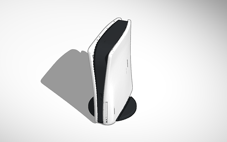 3D design Sony PS5 - Tinkercad
