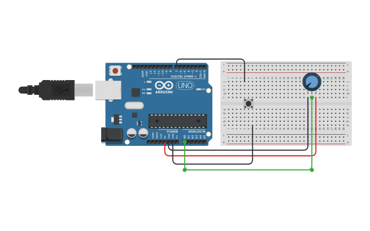Circuit design Tutorial 4 Ejercicio 2 - Tinkercad