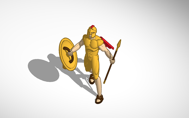 3D design spartan - Tinkercad