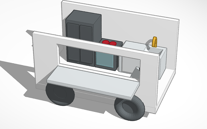 3D design Food Truck Design - Tinkercad