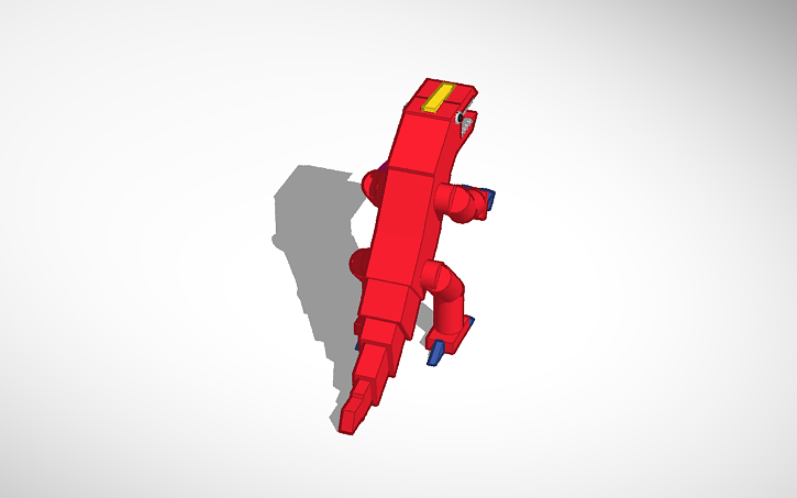 3D design DERPY"S DERPY DINO - Tinkercad