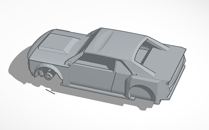 3D design dodge challenger body | Tinkercad