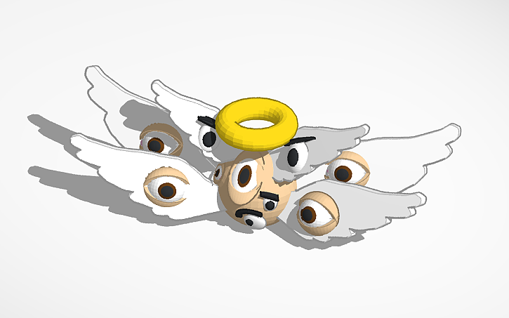 3D design Biblically accurate angel - Tinkercad