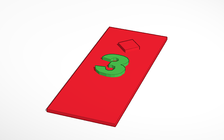 3D design 3 of diamonds | Tinkercad