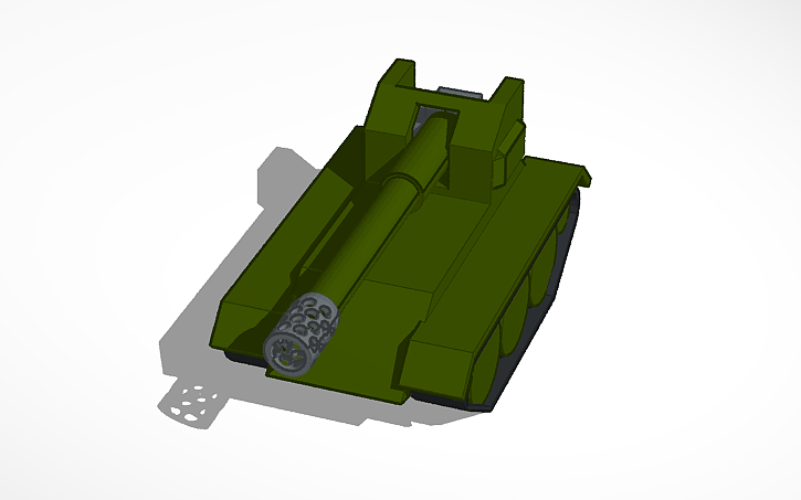 3D design Sniper Tank - Tinkercad