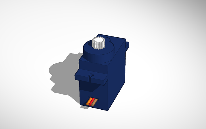 3D design SG90 Servo 9g - Tinkercad