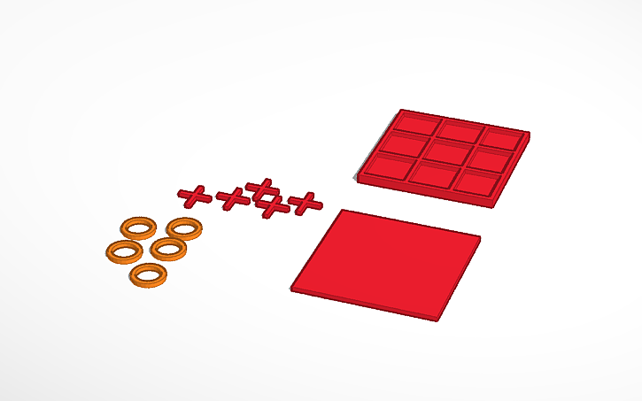 3D design tiktaktoe | Tinkercad
