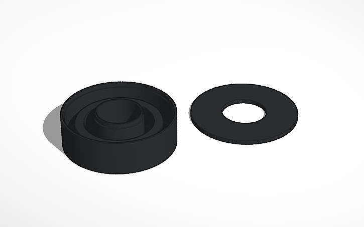 3d Design Circular Led Strip Lamp Tinkercad