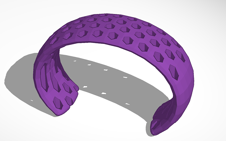 3D design Lesson: Bracelet result | Tinkercad
