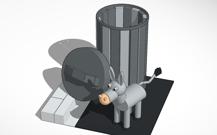 3D design donald trump | Tinkercad