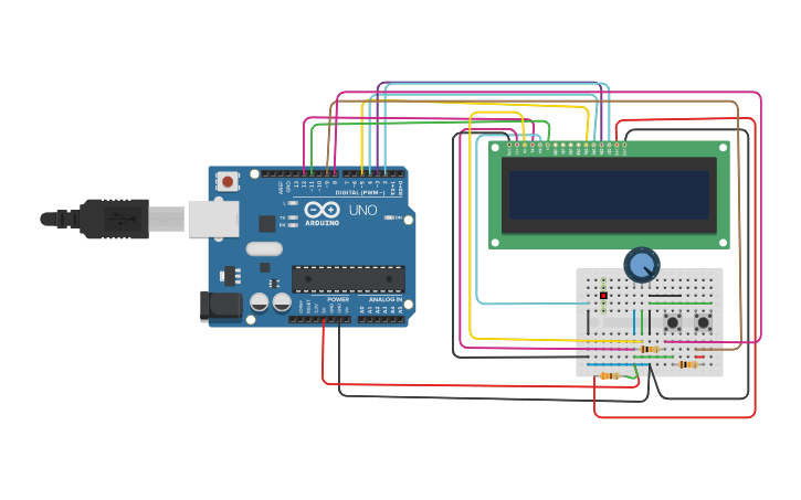 Circuit design Romo Morales Gpe. | Tinkercad