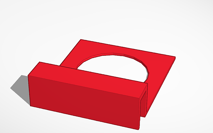 3D design 4 inch aquarium filter sock holder - Tinkercad