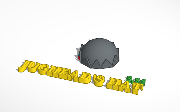 3D design Jughead's Hat - Tinkercad