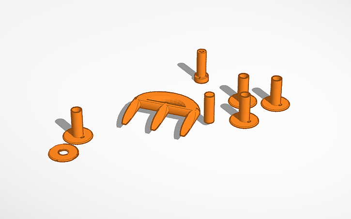 3D design Spool winder center 1.4 - Tinkercad