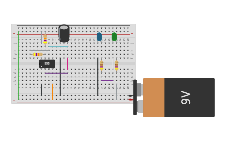 Circuit Design Alternate Blinking Of Led Using 555 Finale Tinkercad 7828