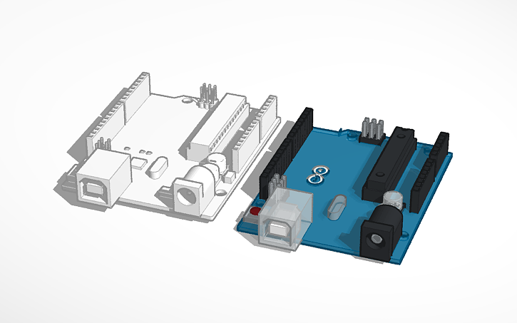 3d Design Arduino Uno Tinkercad 8018