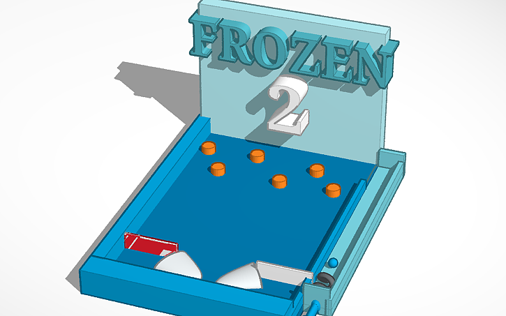 3D design Frozen 2 - Pinball Machine Model | Tinkercad