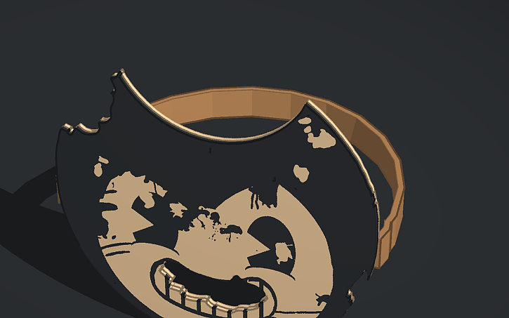 3D design Sammy Lawrence’s mask (accurate) - Tinkercad