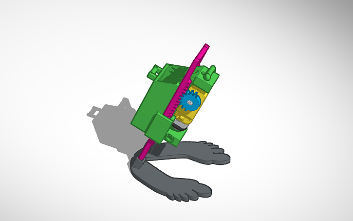 3D design Jumping Robot - Tinkercad